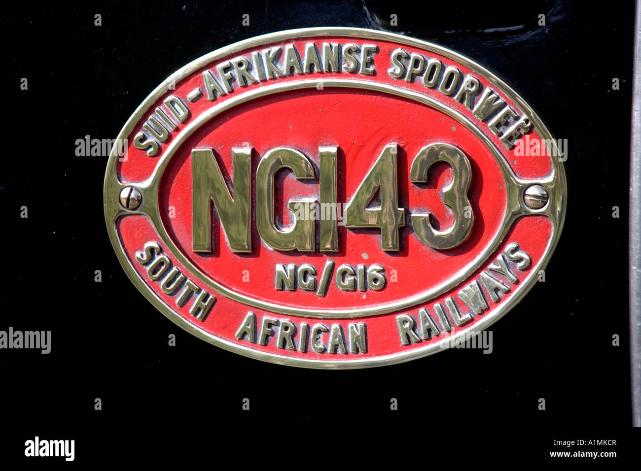 Beyer-Garratt NGG16 locomotive formerly from South Africa at Rhyd Ddu ...