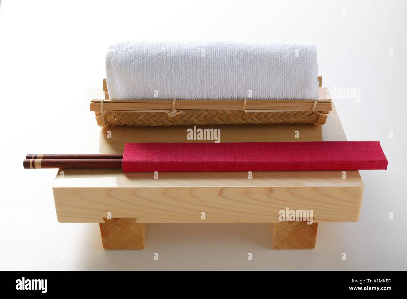 Japanese place setting for sushi etc 2 Stock Photo - Alamy