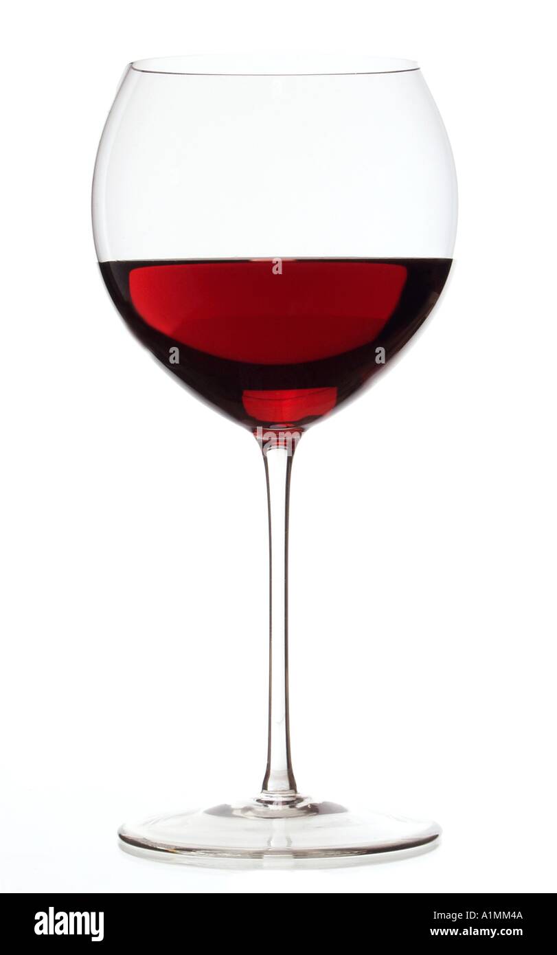 Red wine glass 1 Stock Photo - Alamy