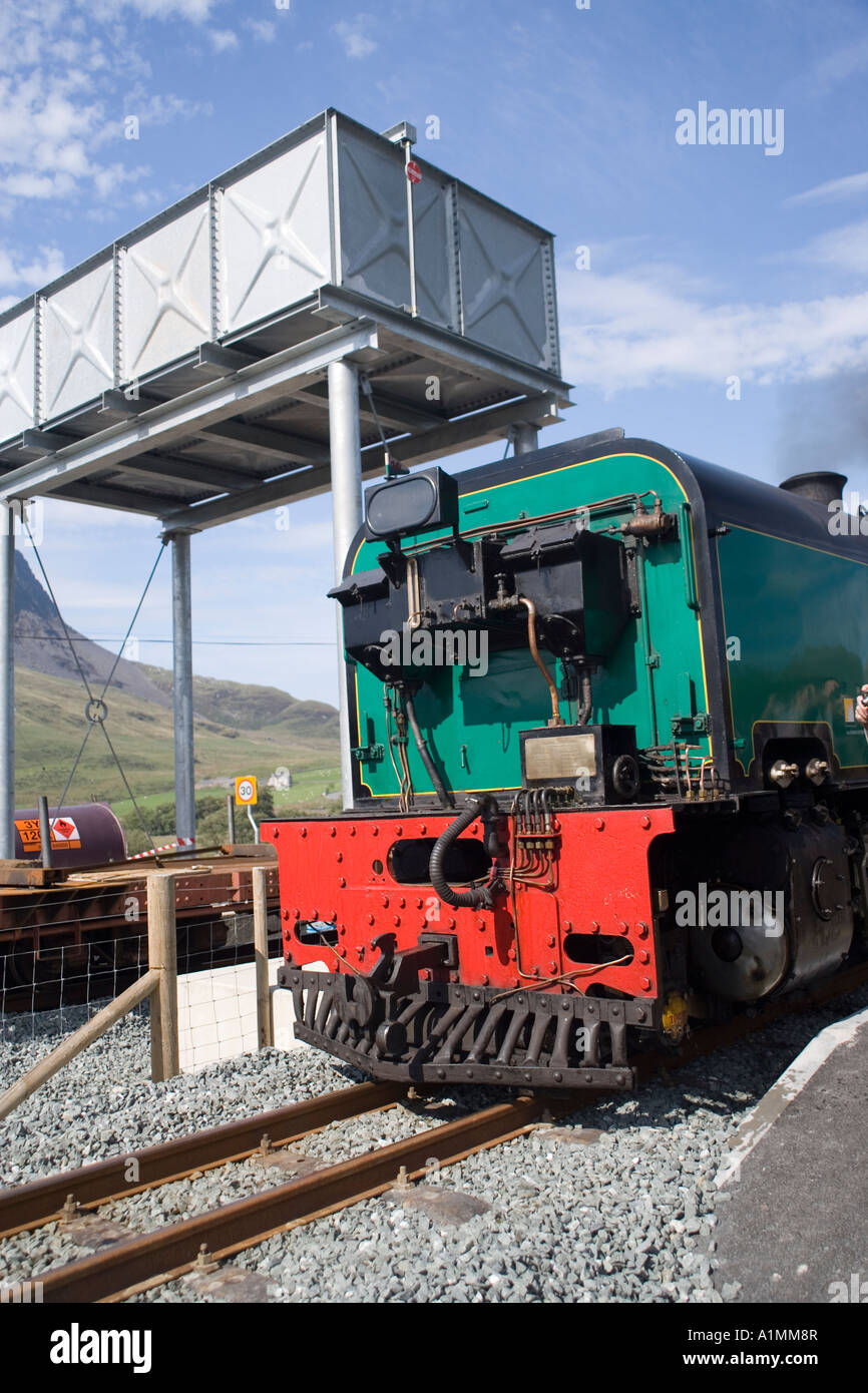 Beyer-Garratt NGG16 locomotive formerly from South Africa at Rhyd Ddu ...