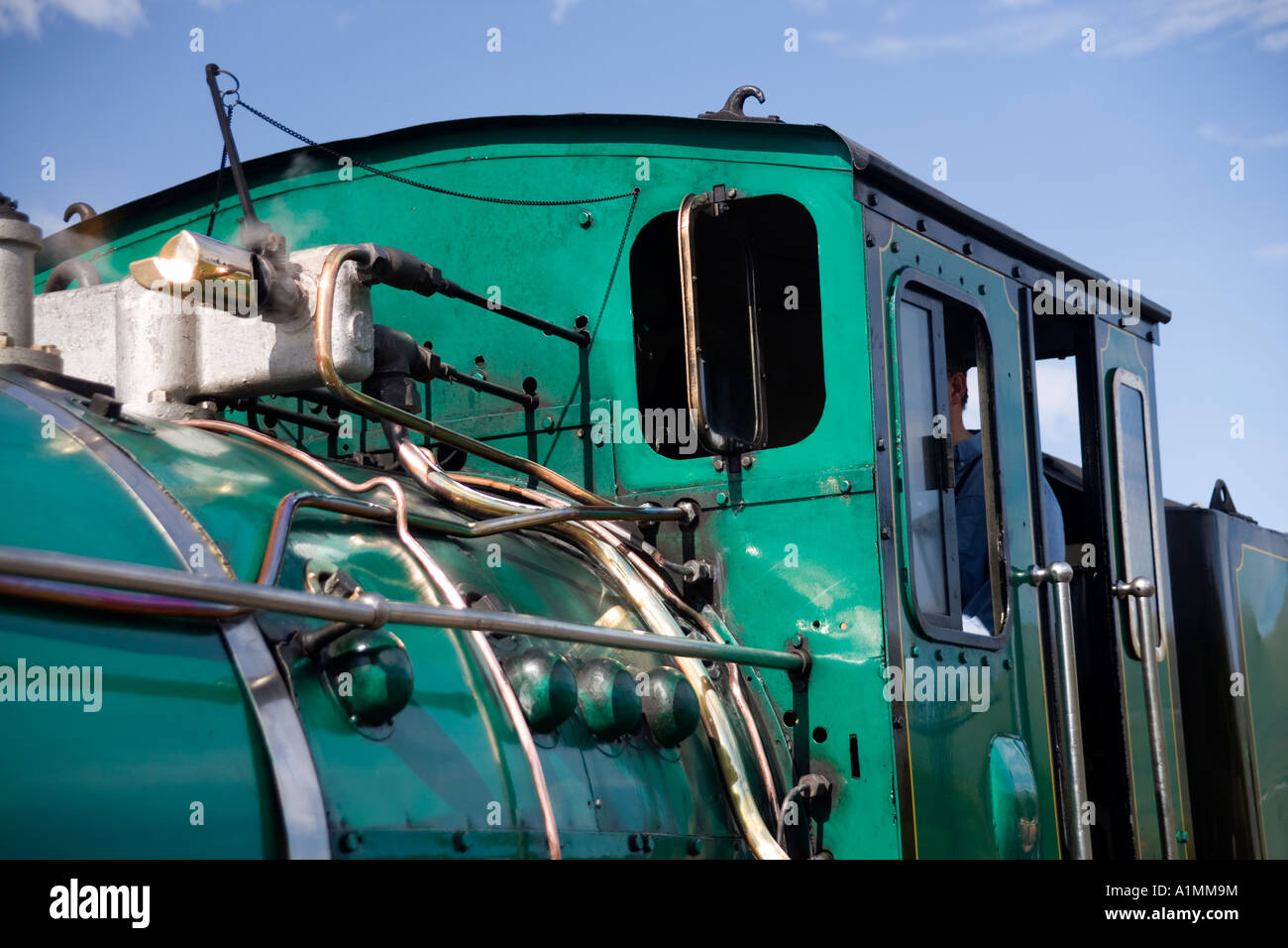 Beyer-Garratt NGG16 locomotive formerly from South Africa at Rhyd Ddu ...