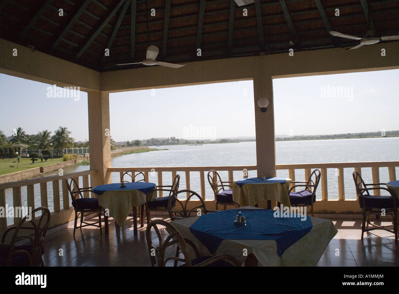 Hotel Mande with the Niger river,Bamako,Mali,West Africa Stock Photo ...