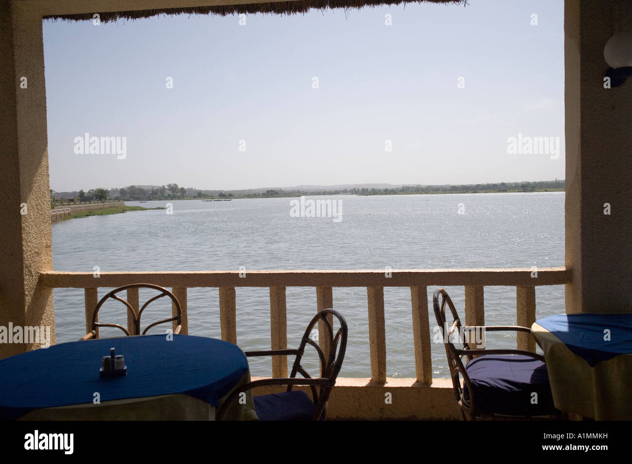Hotel Mande with the Niger river,Bamako,Mali,West Africa Stock Photo ...