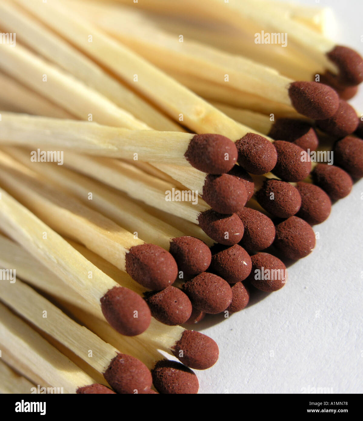 Matches in rows Stock Photo - Alamy