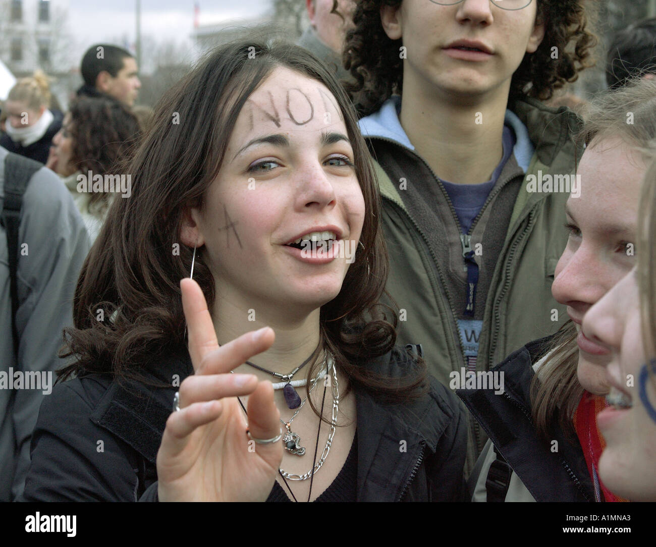 Very Young Protester High Resolution Stock Photography and Images - Alamy