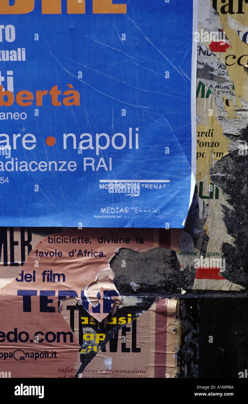 Poster on wall italy hi-res stock photography and images - Alamy