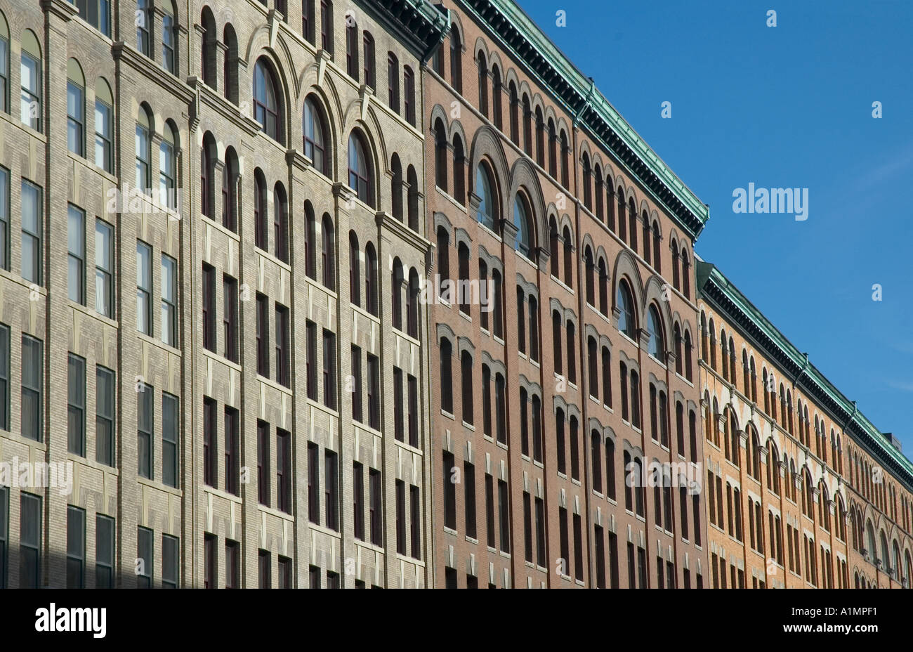 Architecture in the Fort Point district of South Boston Stock Photo - Alamy