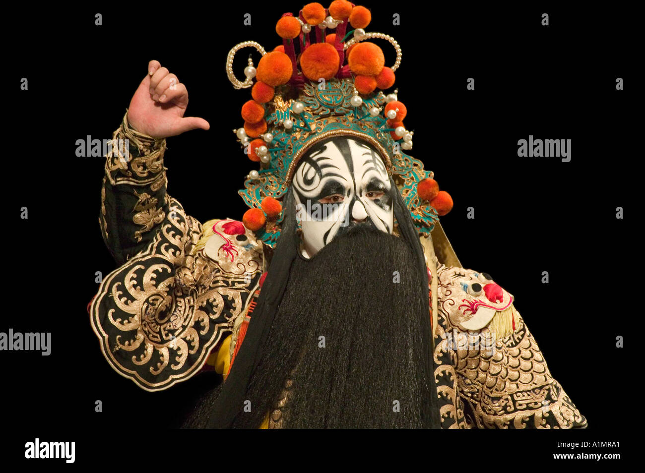 Peking Opera performance Farewell Concubine Beijing China Stock Photo ...
