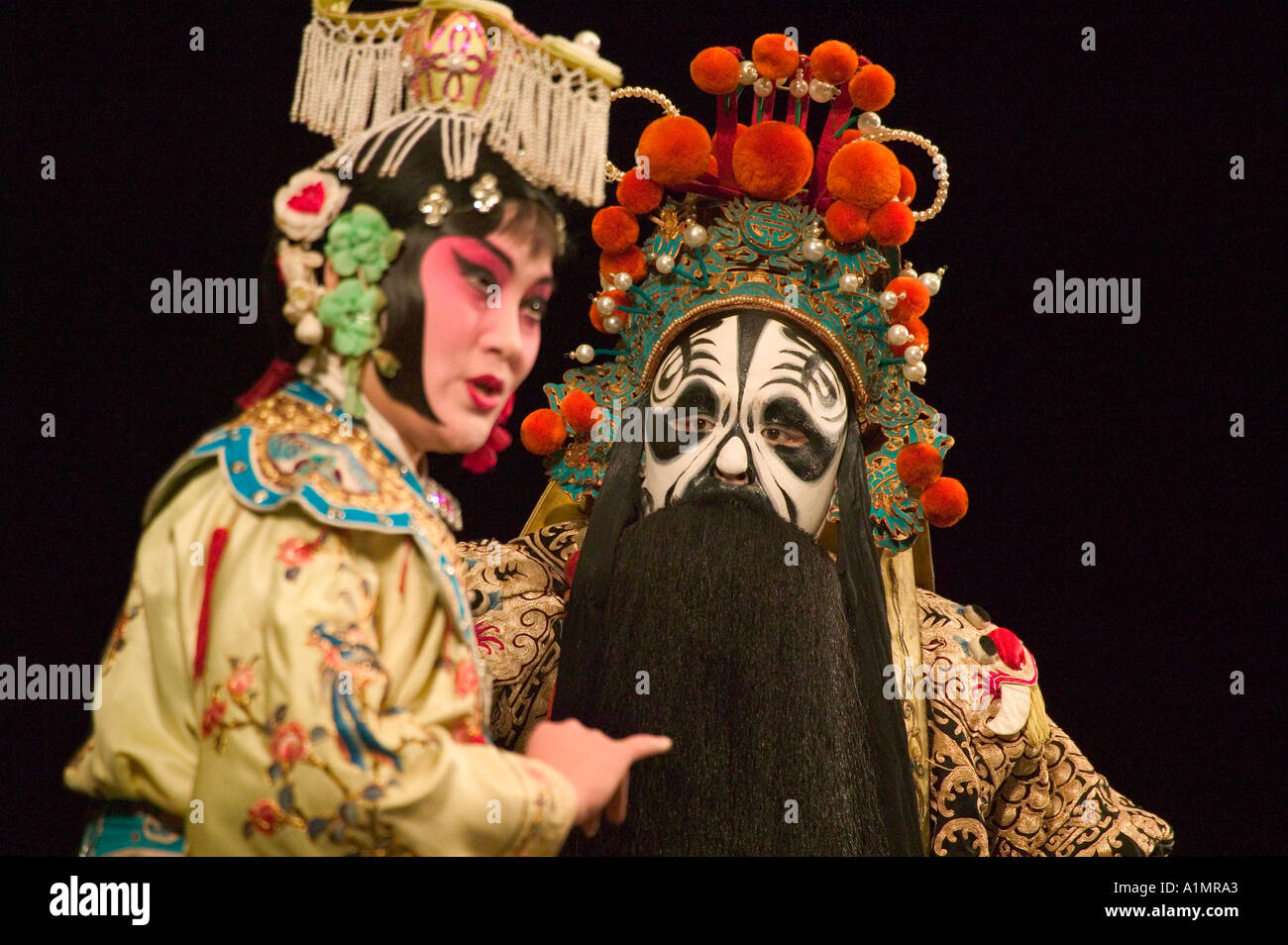 Peking Opera performance Farewell Concubine Beijing China Stock Photo ...