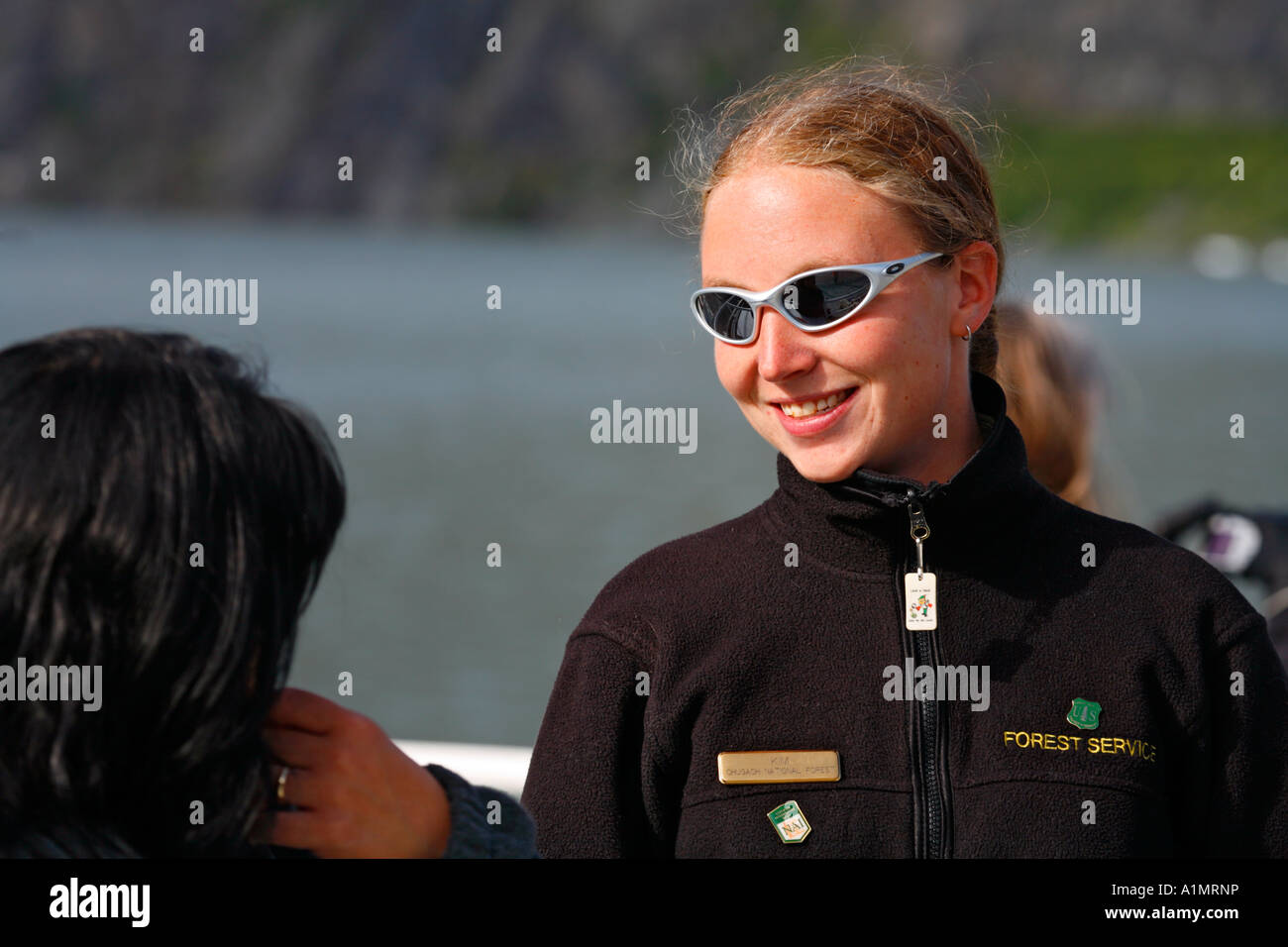 Forest Service Ranger and narrator on board the M V Ptarmigan Portage ...