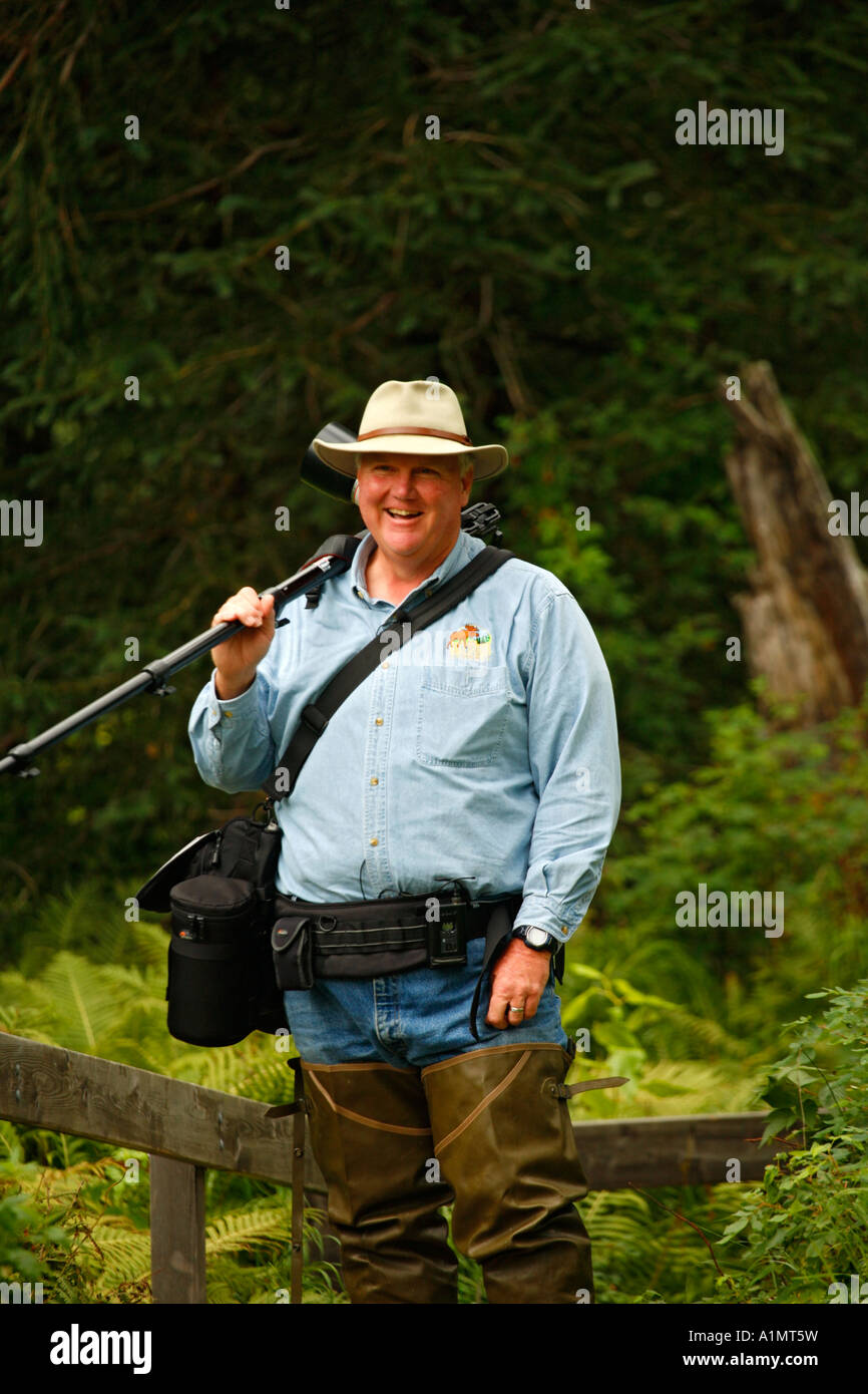 Lynn Chamberlain filming on the Russian River for the Outdoor Channel ...