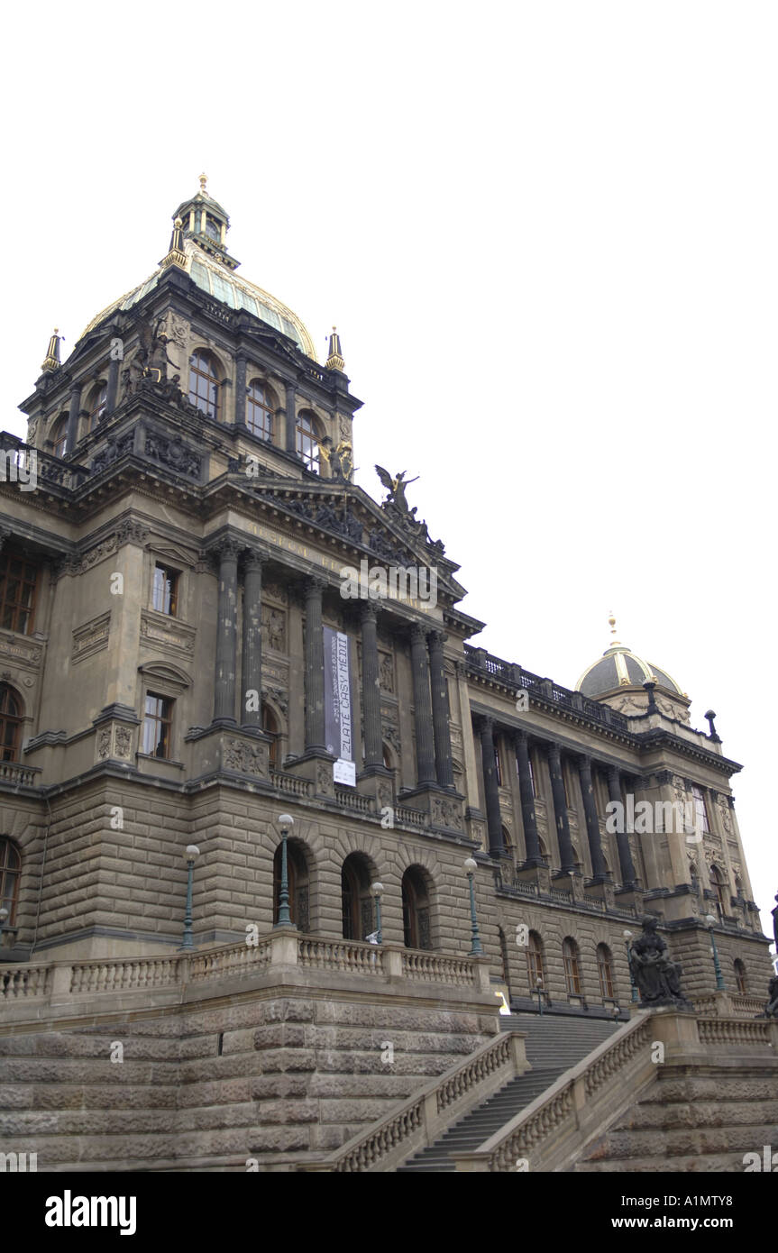 narodni muzeum museum building architecture prague prag praha east ...