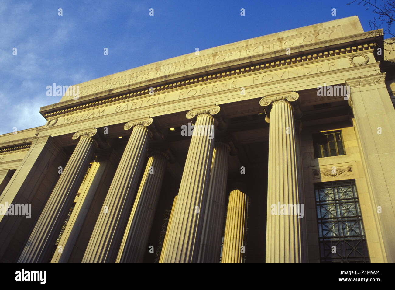 The Massachusetts Avenue entrance to MIT in Cambridge Stock Photo - Alamy