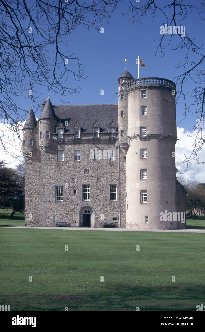 Castle Fraser and grounds Stock Photo - Alamy