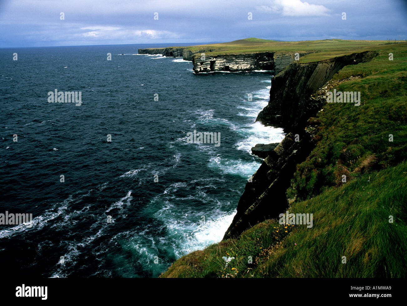 SEA VIEW IN CO CLARE IRELND Stock Photo - Alamy