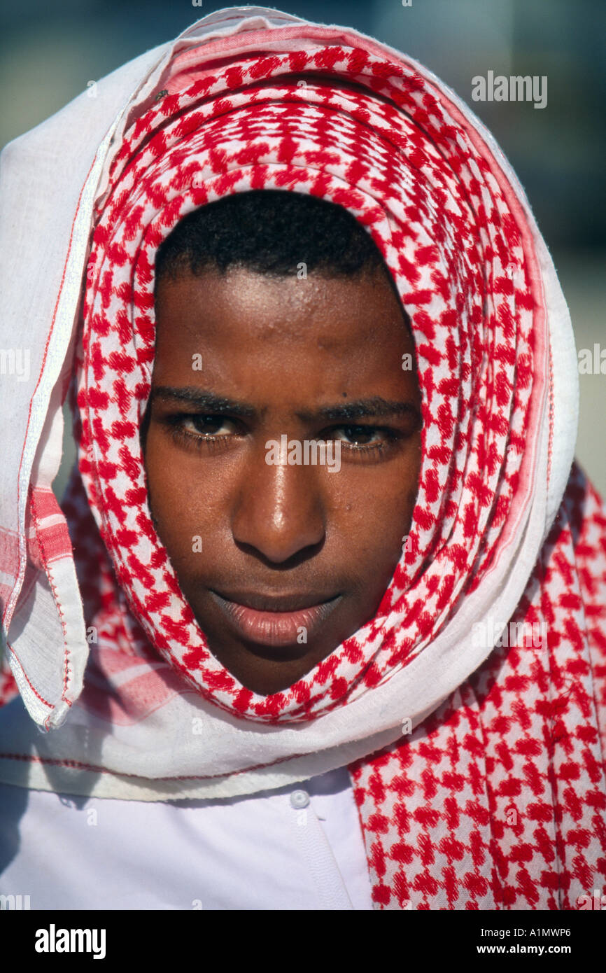 Young Boy Muscat Oman Stock Photo - Alamy
