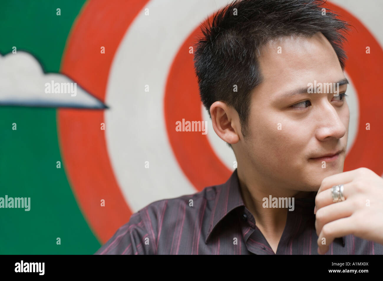 Target in human head hi-res stock photography and images - Alamy