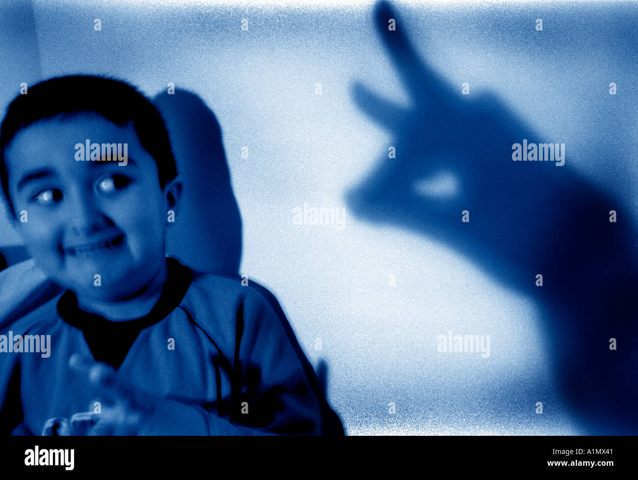 FEAR OF SHADOW PLAY Stock Photo - Alamy