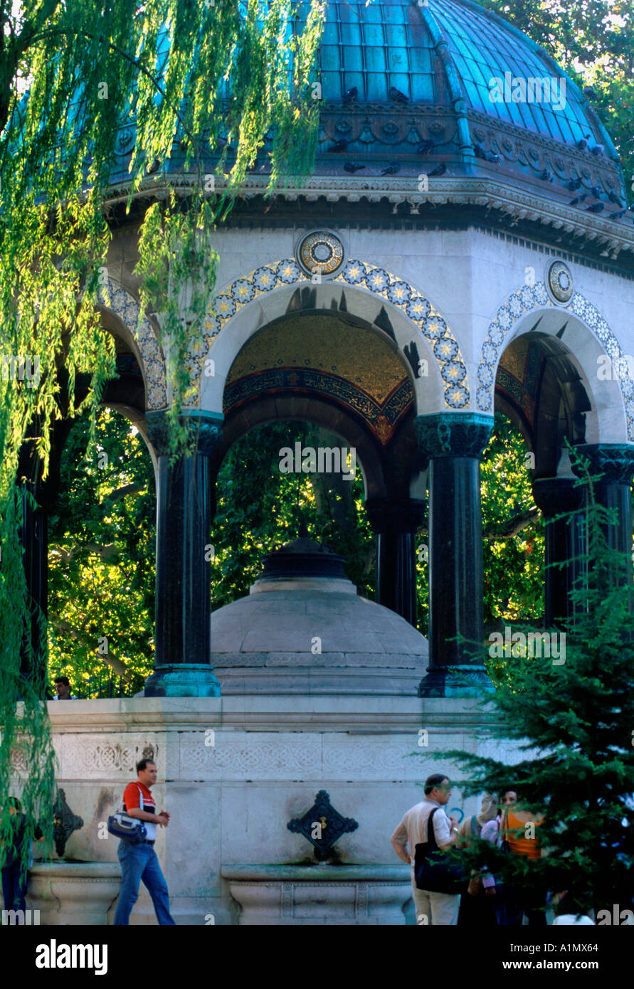 GERMAN FOUNTAIN SULTANAHMET ISTANBUL TURKEY Stock Photo - Alamy