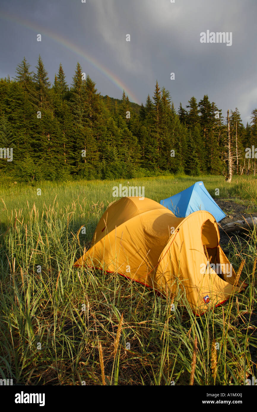 Camping on the beach Barry Arm Prince William Sound Chugach National ...