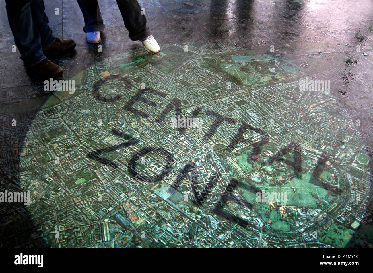 London zone map hi-res stock photography and images - Alamy