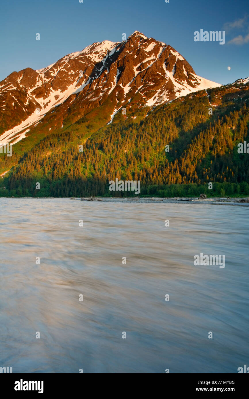 Mt Benson and Resurrection River Kenai Peninsula Chugach National ...