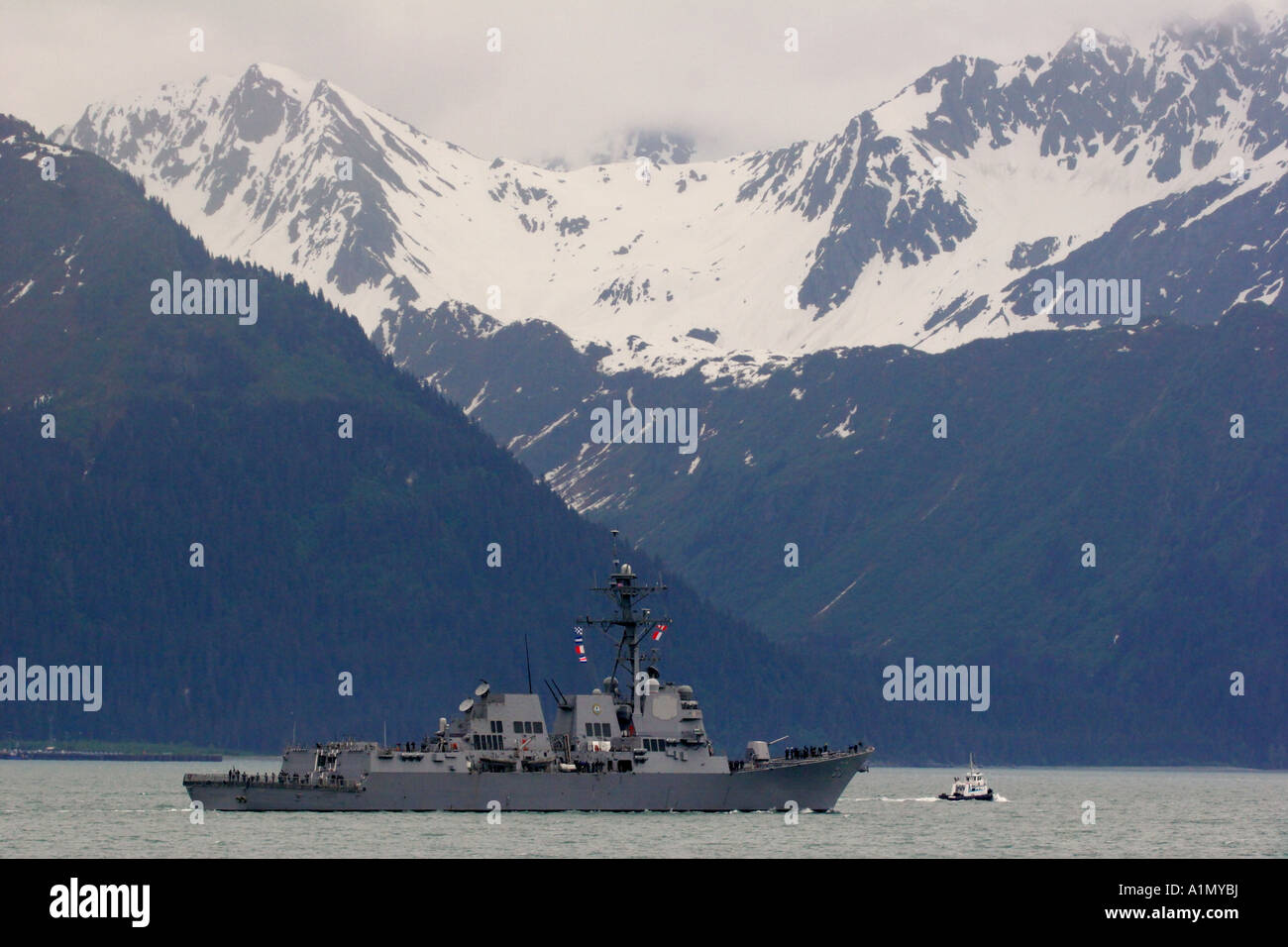 The U S Navy guided missile destroyer USS CHAFEE DDG 90 leaves ...