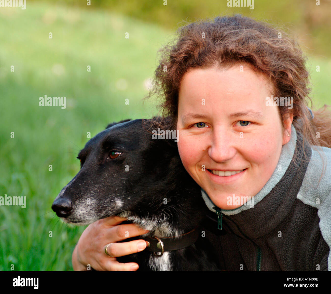 Dog connecting with owner hi-res stock photography and images - Alamy