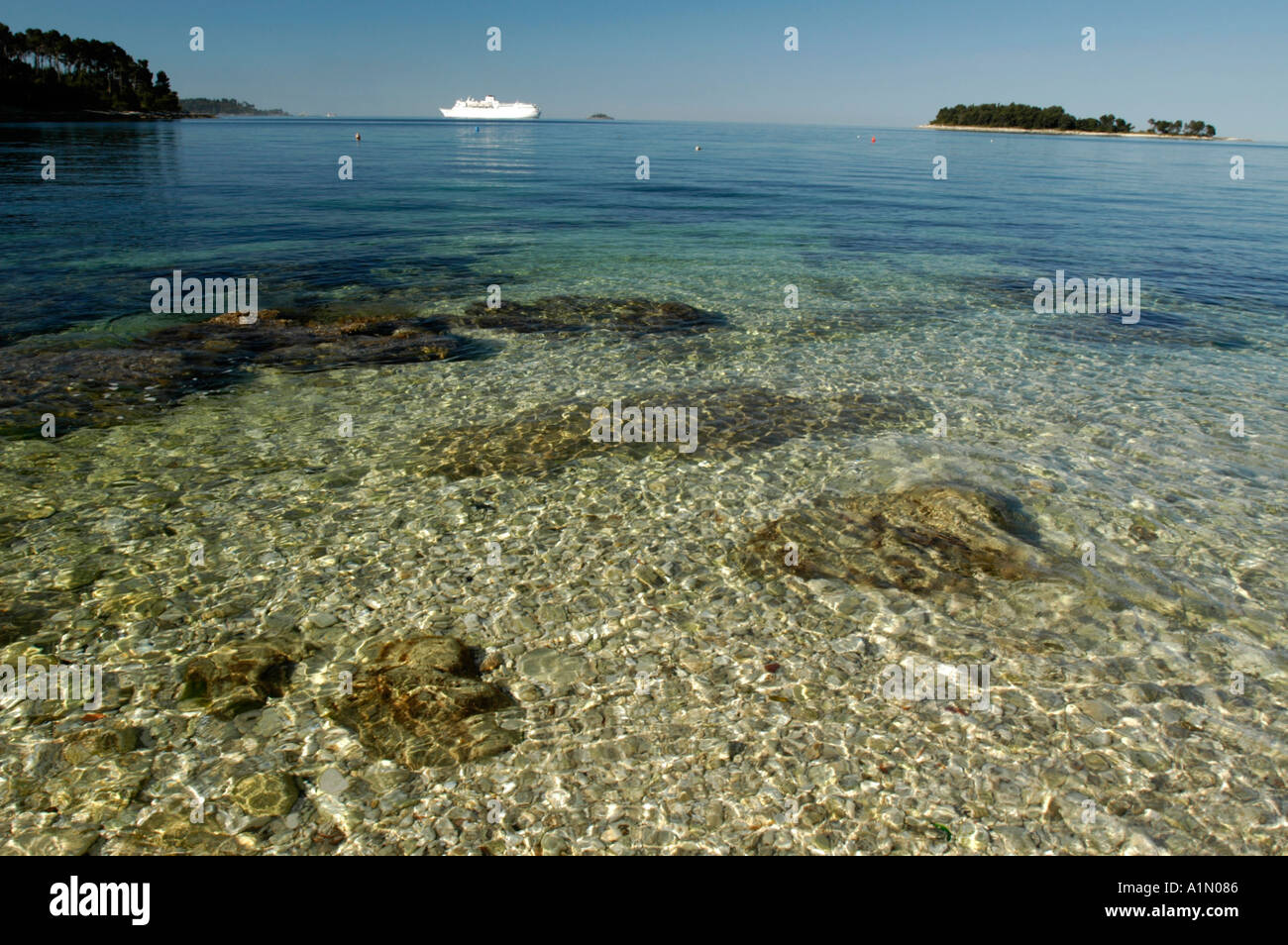 shallow water, cruising ship Stock Photo - Alamy