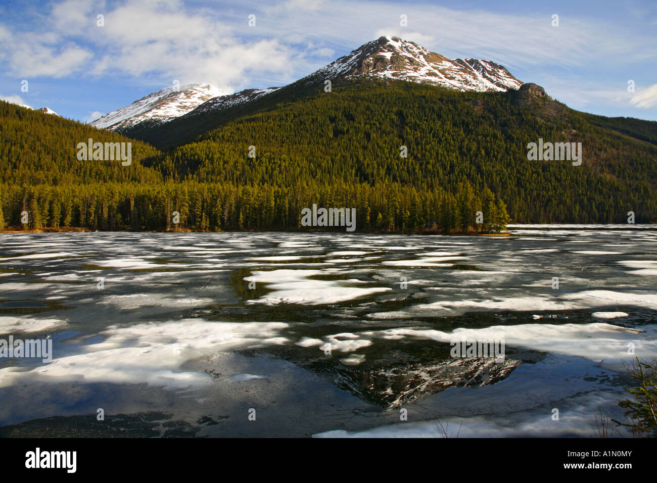 Simmons Lake along the Cassiar Highway British Columbia Canada Stock ...