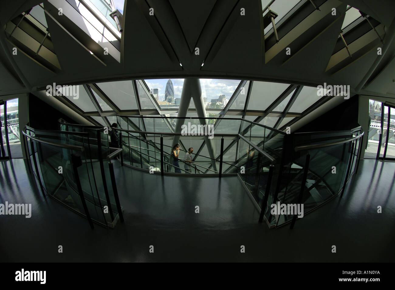 inside interior day daylight London City Hall London England English ...