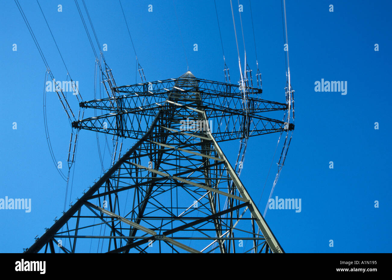 High tension pole hi-res stock photography and images - Alamy