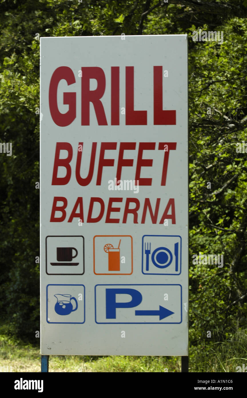 Service area sign hi-res stock photography and images - Alamy