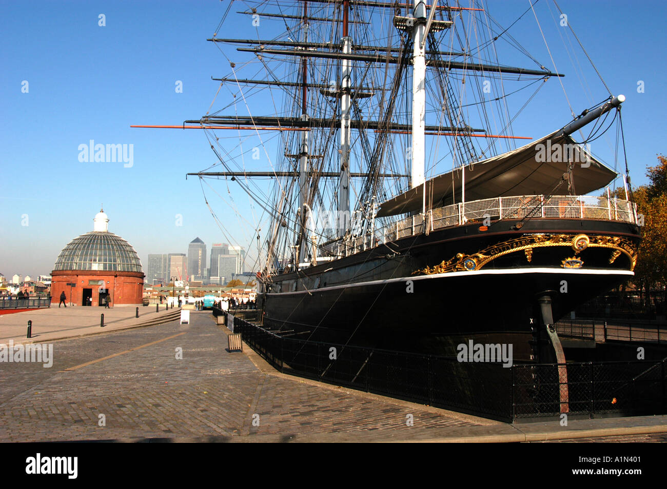 Cutty Sark Tea cutter ship at Greenwich London Stock Photo - Alamy