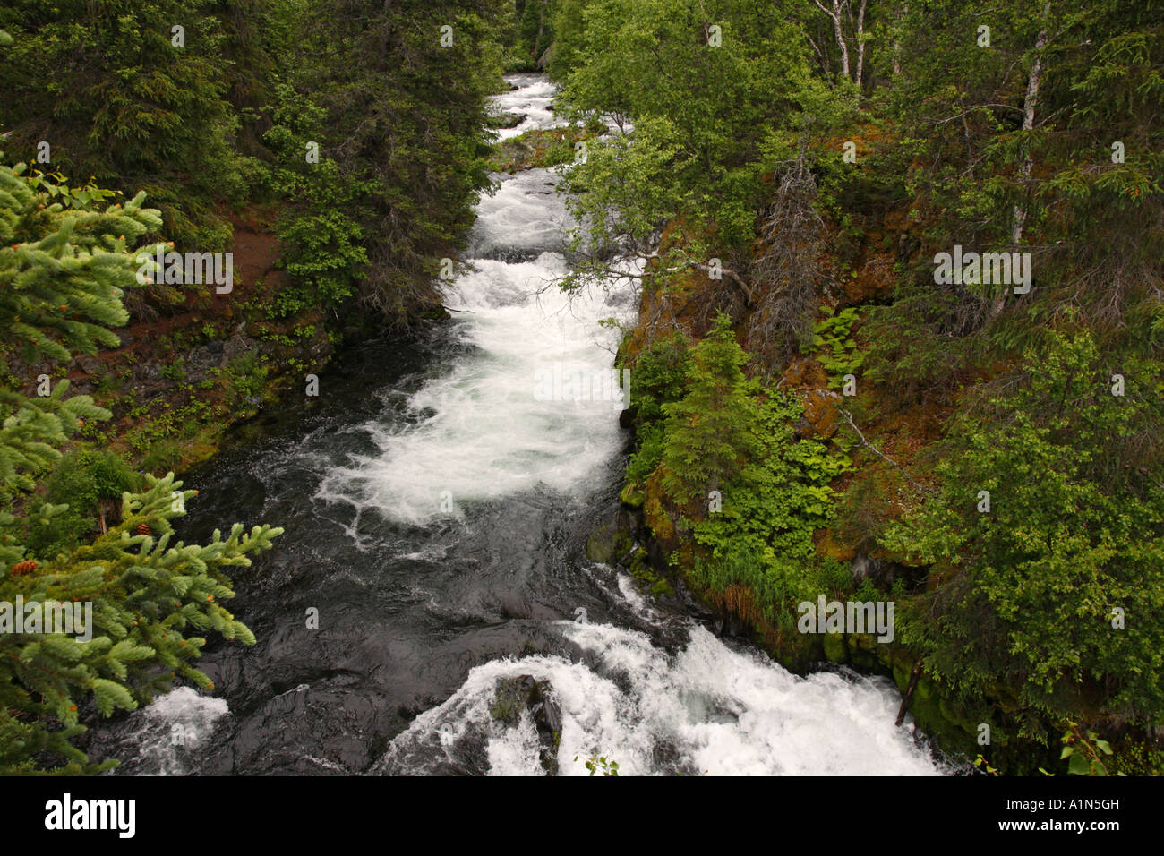 Russian River Falls Russian Lakes Trail Kenai Peninsula Chugach ...