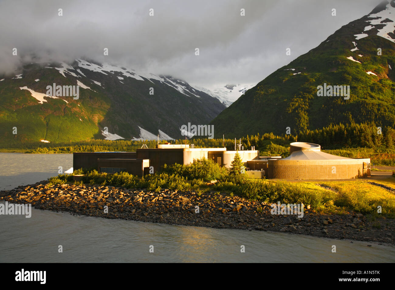 Begich Boggs Visitor Center Chugach National Forest Alaska Stock Photo ...