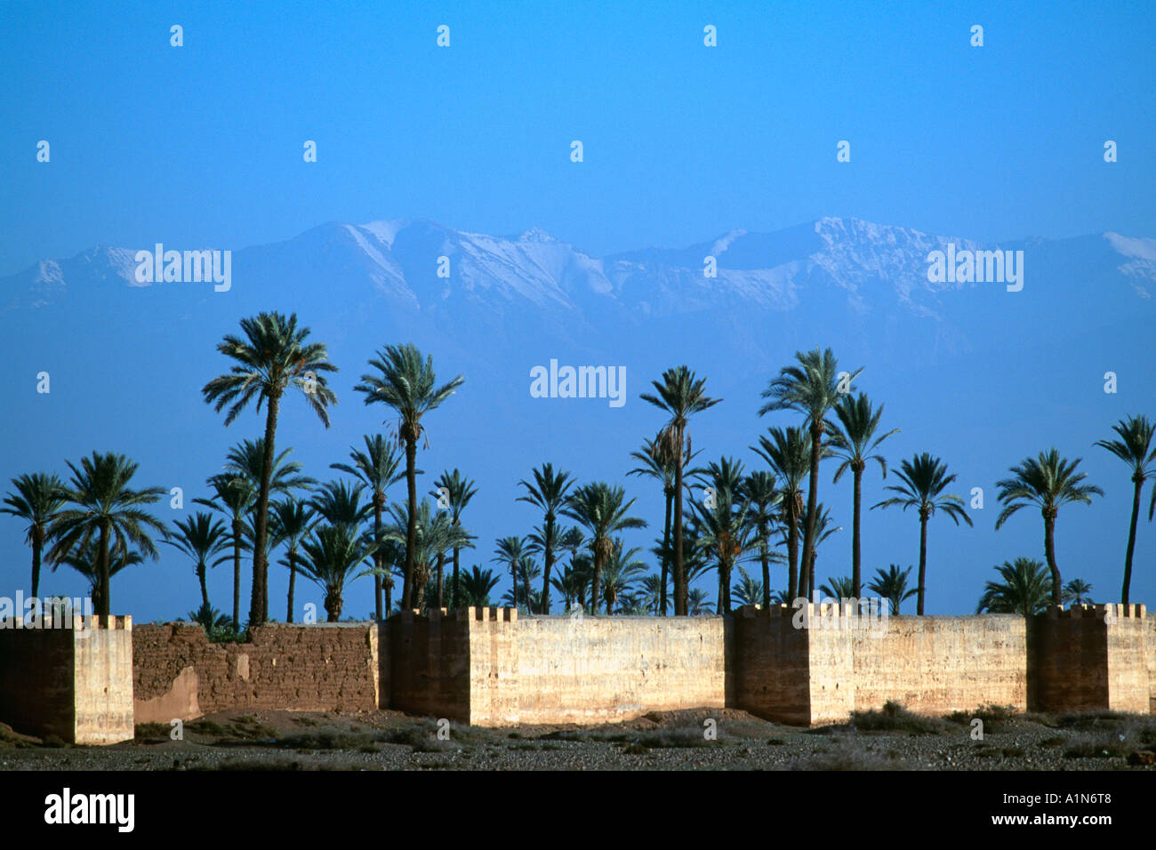 Agdal Gardens Marrakesh Morocco Stock Photo - Alamy