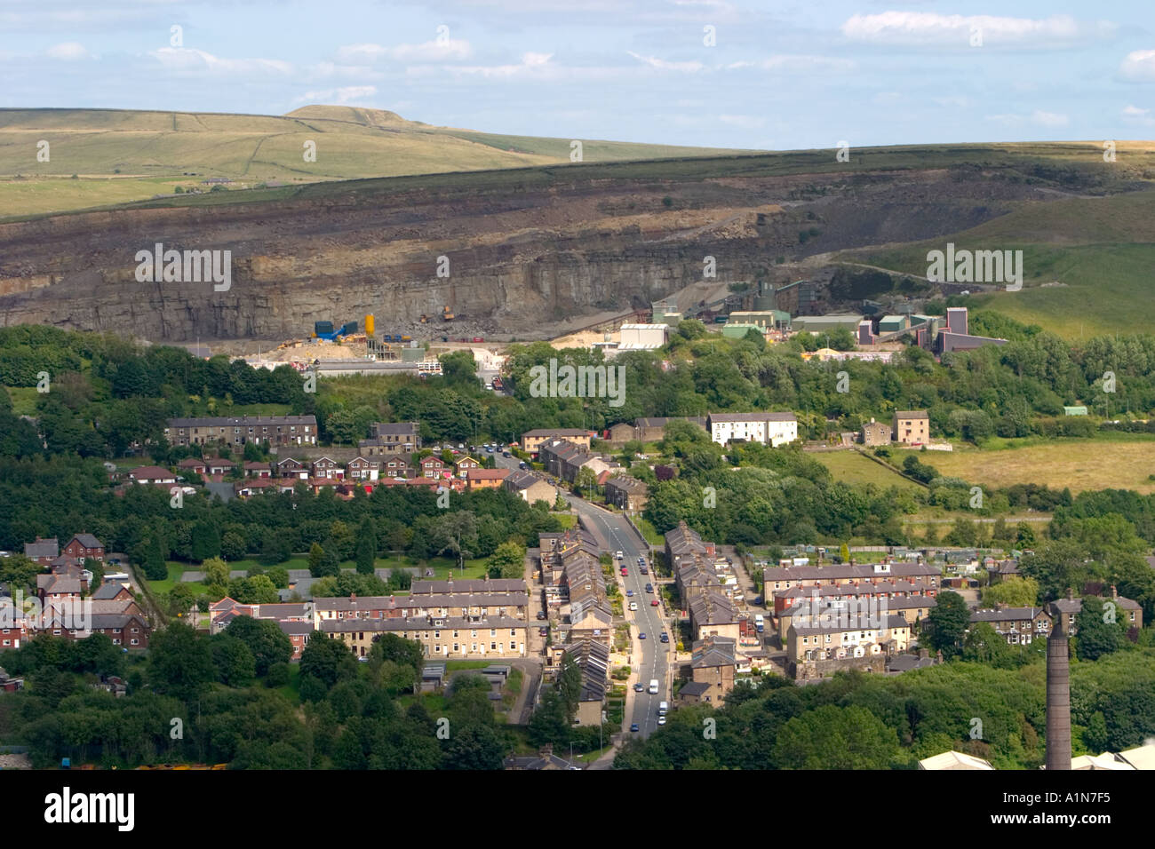 Elavated town view hi-res stock photography and images - Alamy
