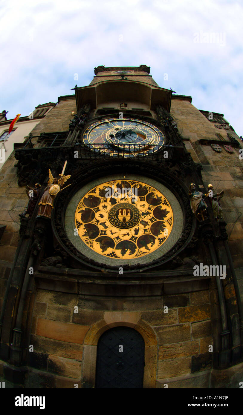 astronomical clock prague prag praha travel tourism town hall tower ...