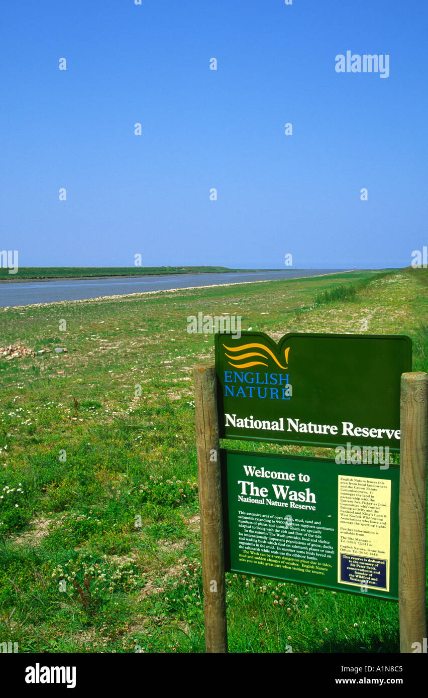 The Wash National Nature Reserve Lincolnshire England Stock Photo - Alamy
