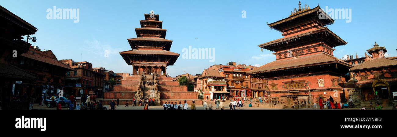 Nepal Bhaktapur Durbar Square Stock Photo - Alamy