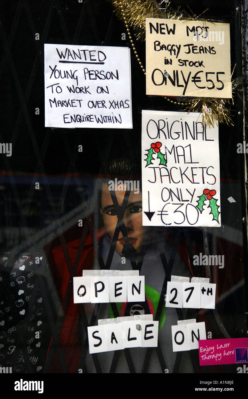 flip glass window sign shop clothes clothing fashion youth retro design ...
