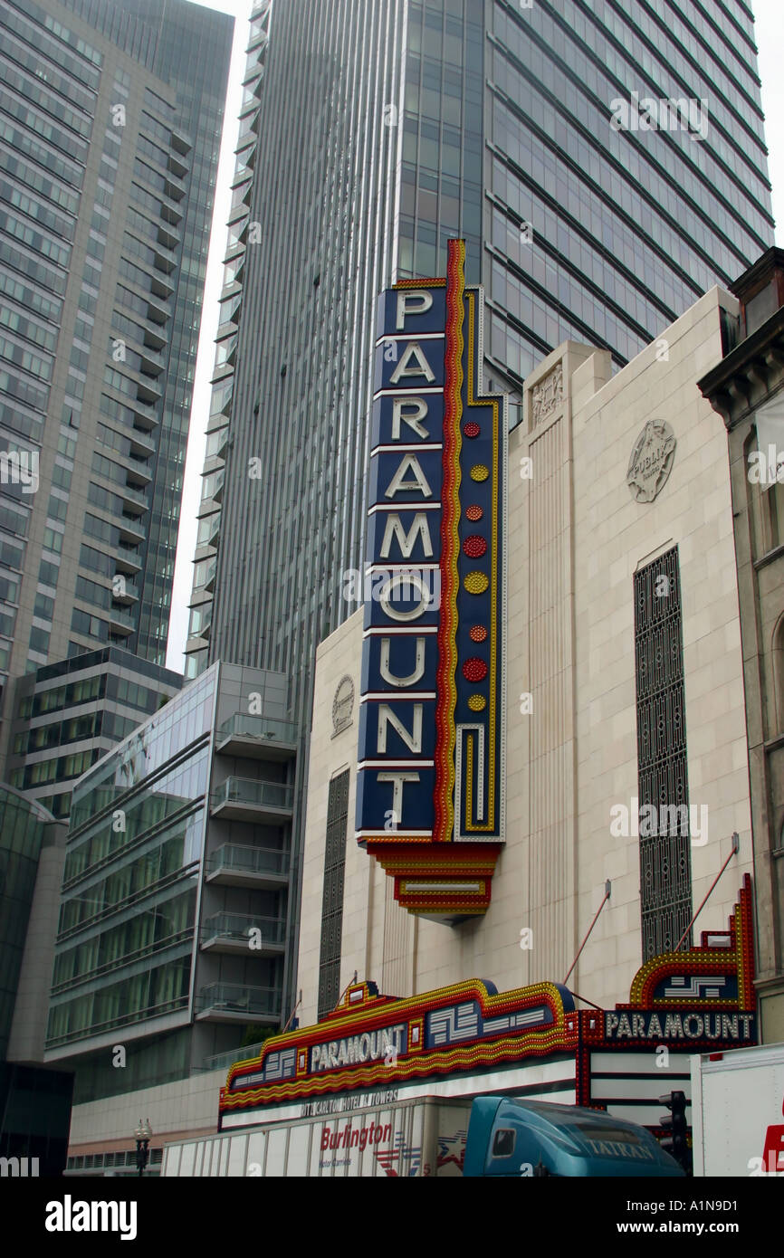 Old Boston Paramount Movie Theater Photo Photos Photographs ...