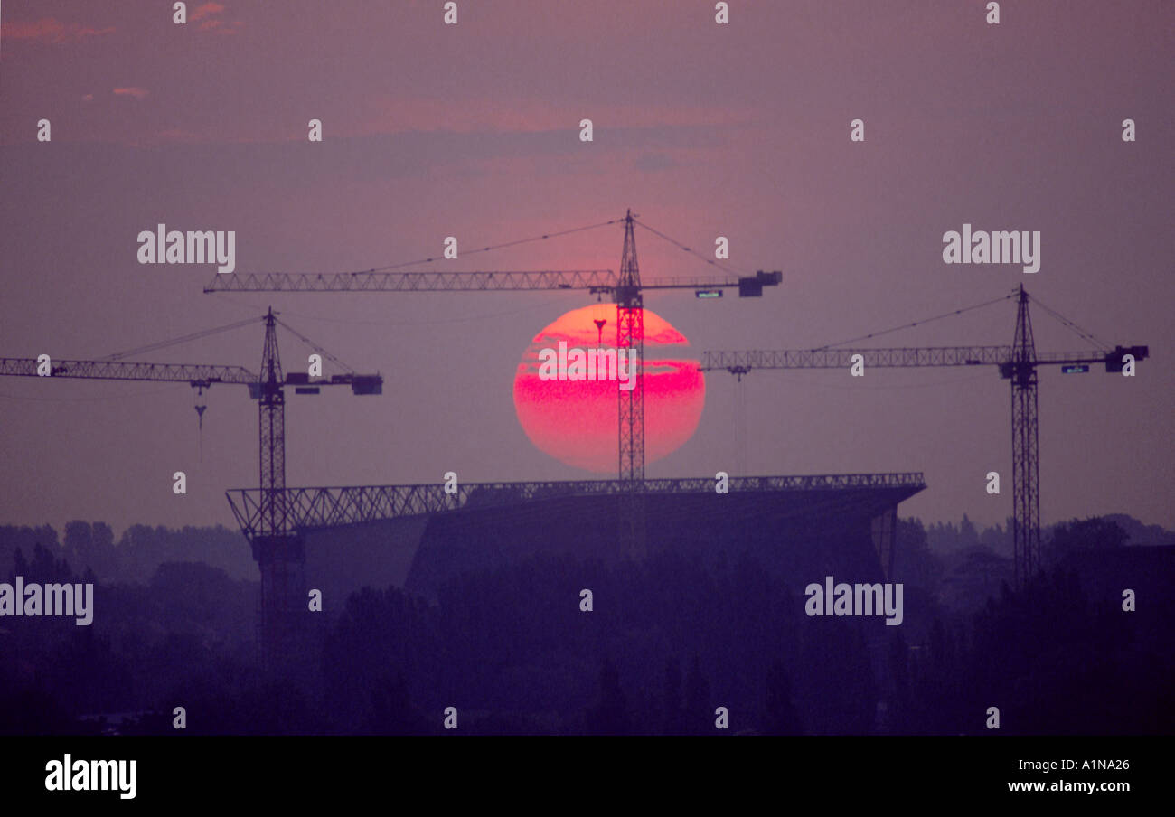 Industrial London Skyline Stock Photo - Alamy