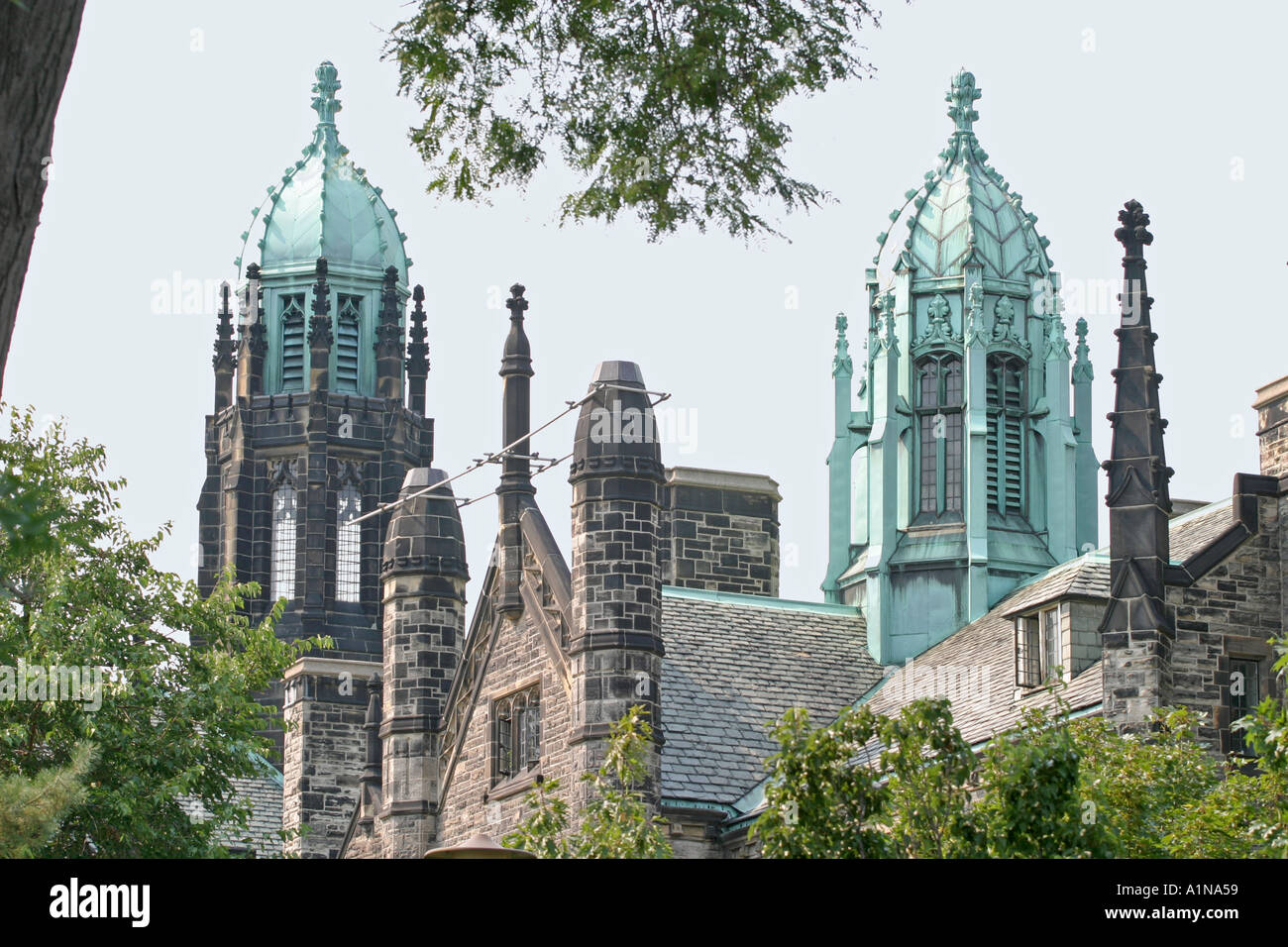 Spires architecture copper hi-res stock photography and images - Alamy