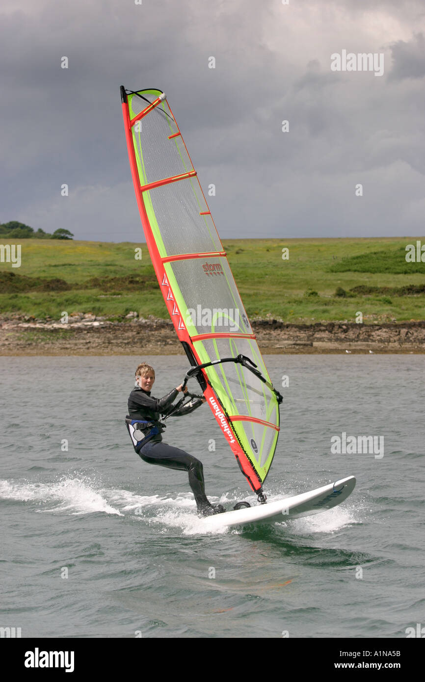 Windsurfer girl hi-res stock photography and images - Alamy