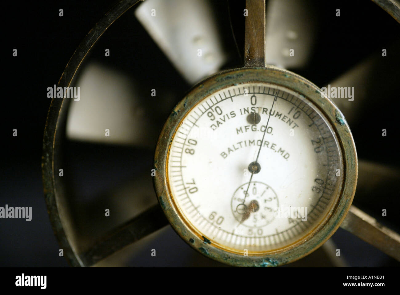 Old Antique Air Flowmeter Stock Photo - Alamy