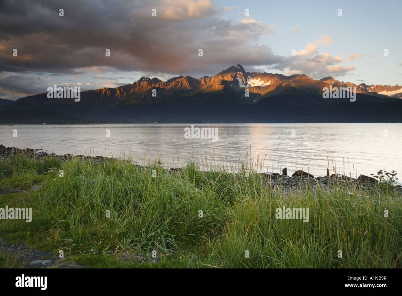 Mt Alice and Resurrection Bay Seward Kenai Peninsula Chugach National ...