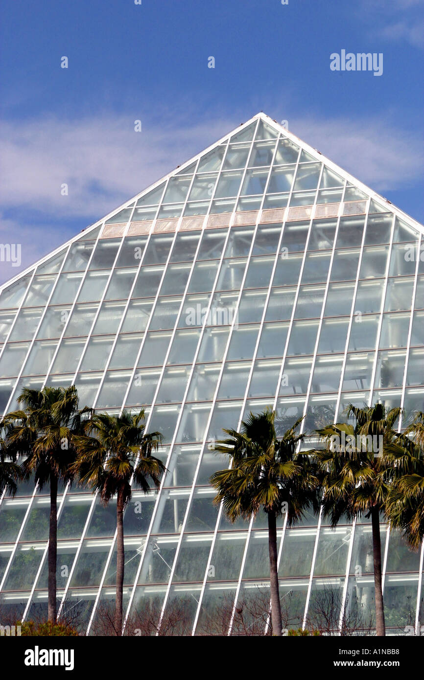 Galveston Texas Pyramid Botanical Gardens Outside View Stock Photo - Alamy