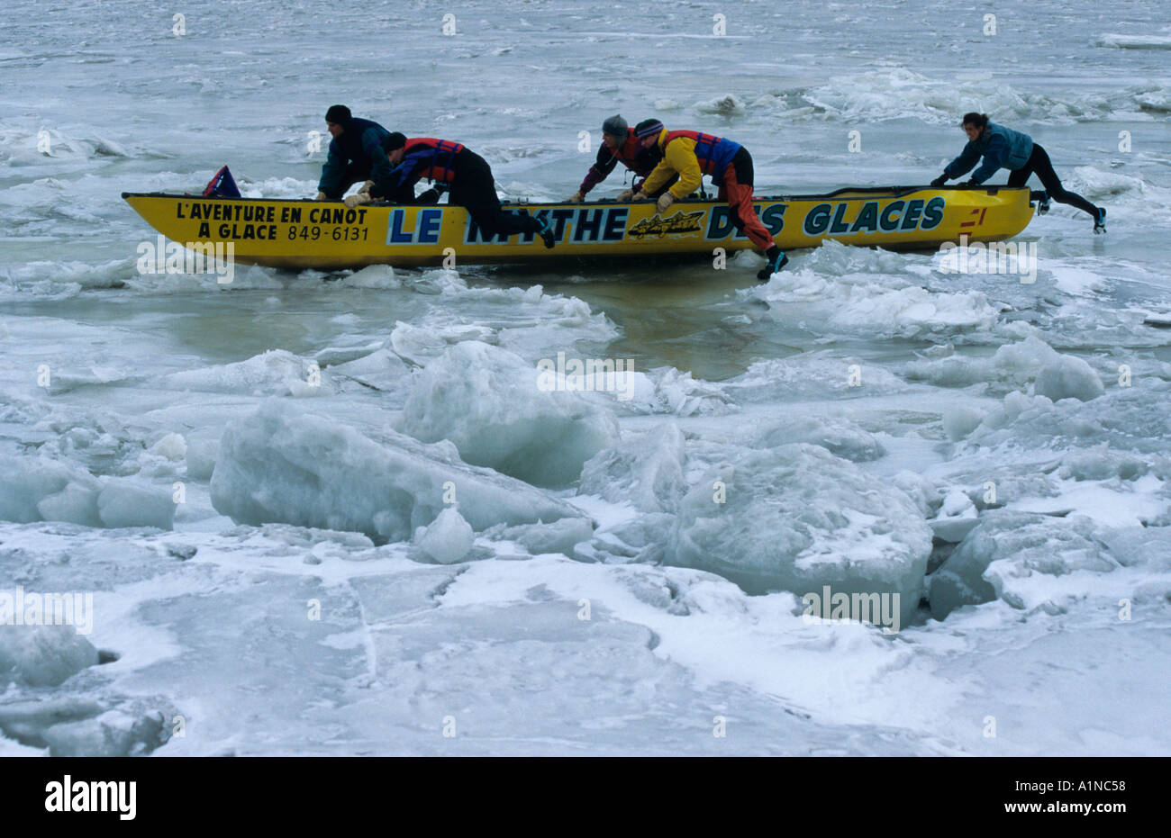 Ice canoing hi-res stock photography and images - Alamy